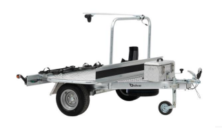 Debon MOTO COMPACT Motorcycle Trailer Transverse – Jayray Vehicle ...